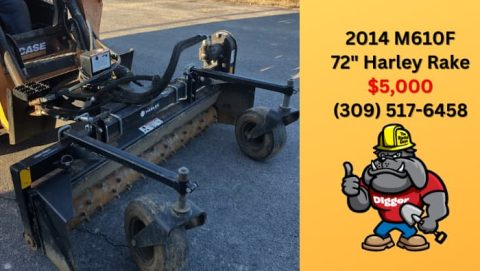 Say Goodbye To Rough Ground! Harley Rake For Sale