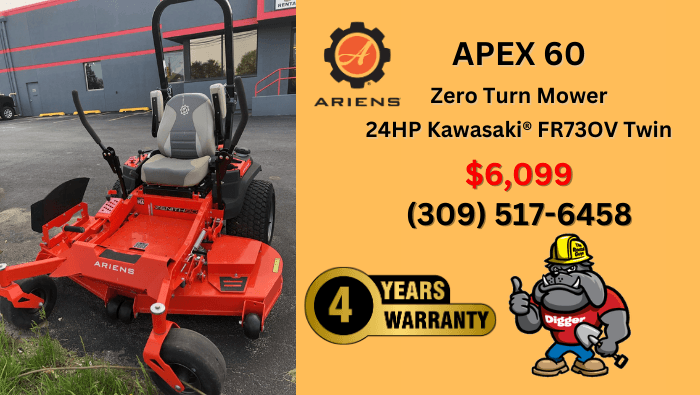 New Ariens Apex 60" Zero Turn Mower – On Sale Now For $6,099